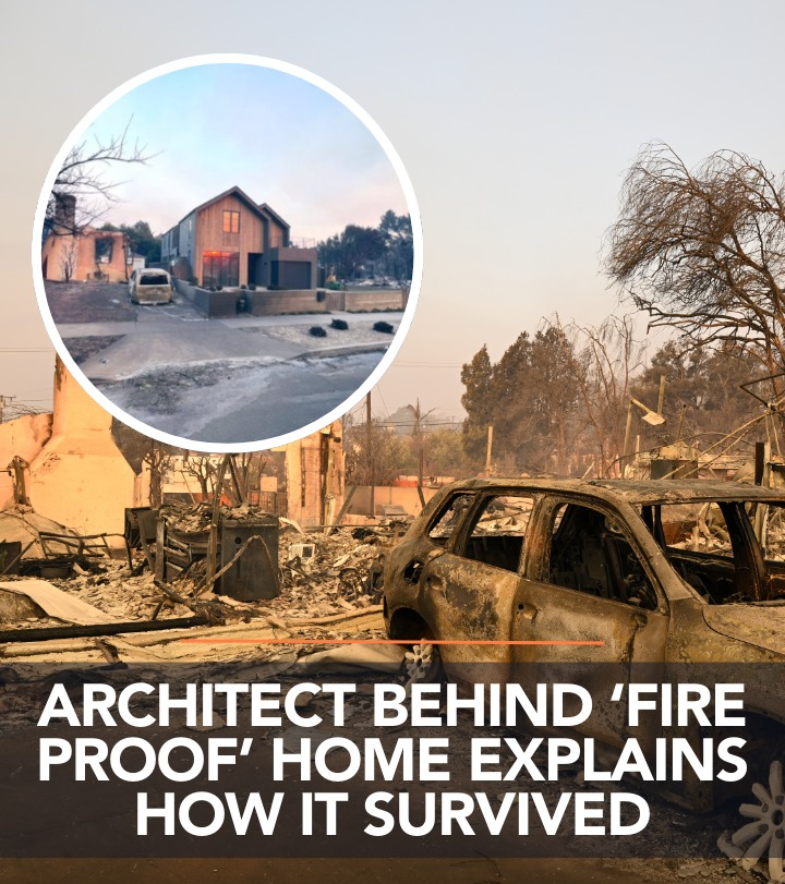 Architect behind viral ‘fire proof’ home explains how it survived - Amazing