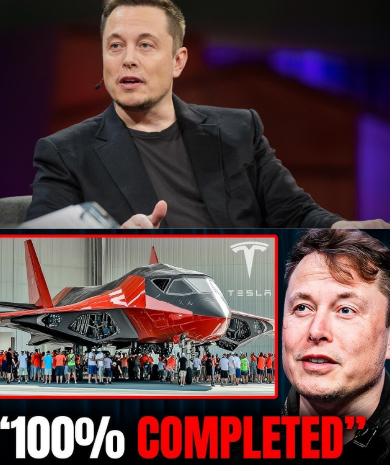 Elon Musk presenta un avión Tesla revolucionario de 13.000 millones ...